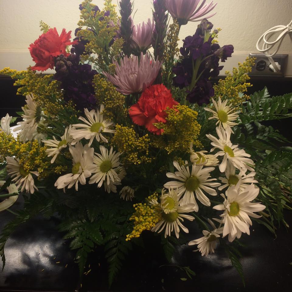 Designing a Large Focal Arrangement – Picking Wild Flowers