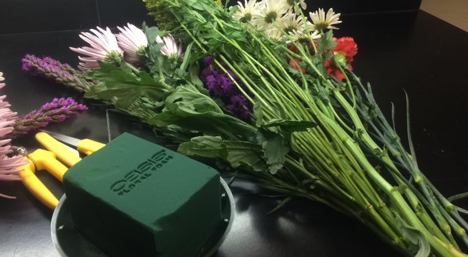 Designing a Large Focal Arrangement – Picking Wild Flowers